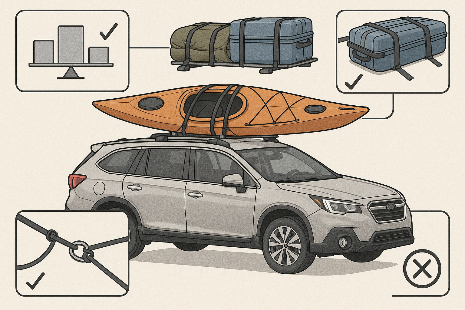 How Should You Carry Weight on the Roof of Your Car?