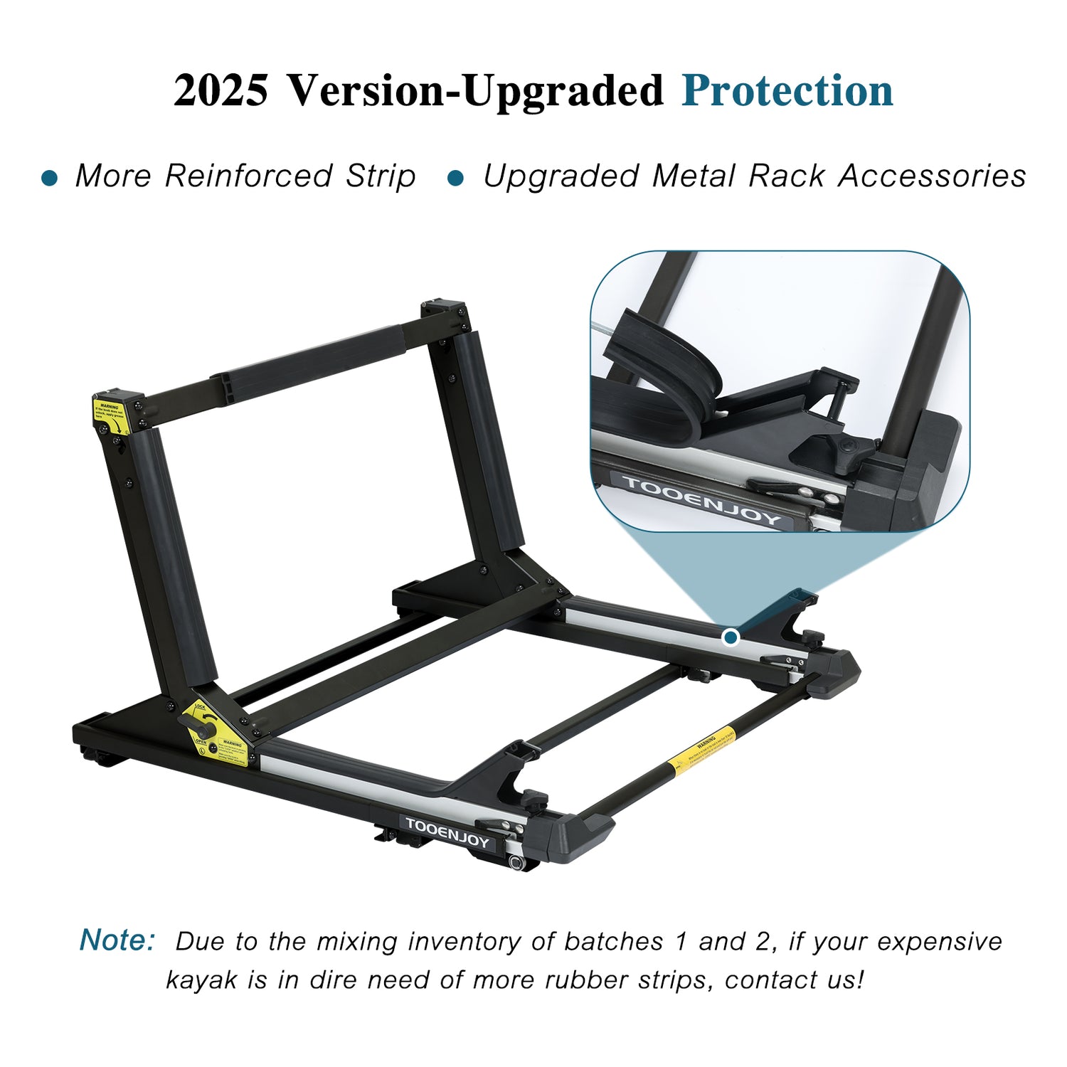 TooEnjoy Lift Assist Kayak Rack - 100lbs