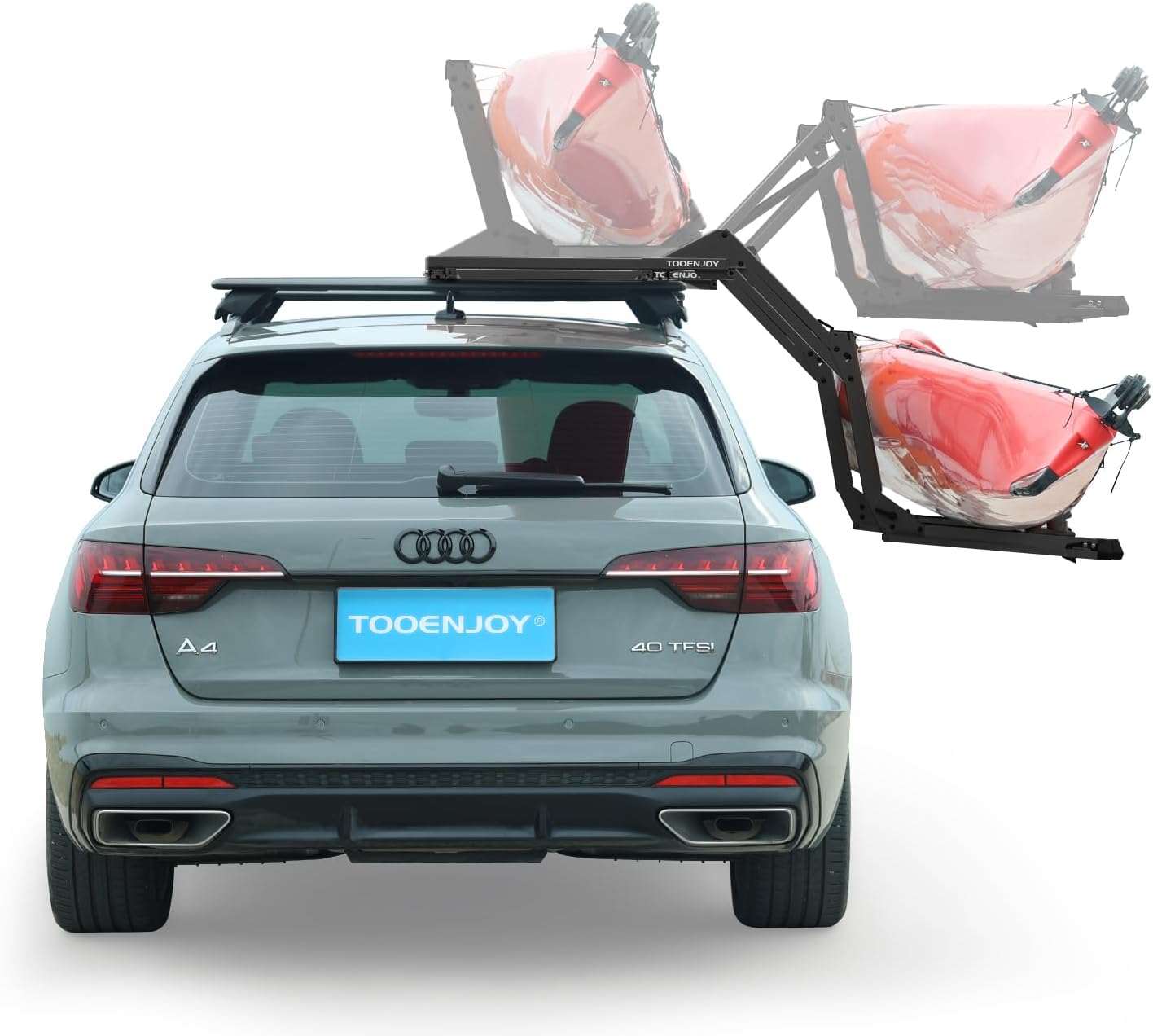 TooEnjoy Lift Assist Kayak Rack - 100lbs